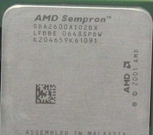 Процессор AMD Sempron 2600+ (S-754 512K/800MHz)