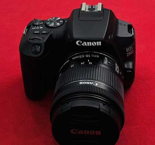 Canon 250d kit 18-55mm stm (как новый)