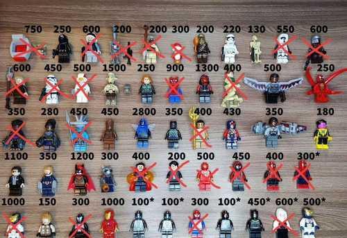 Lego DC, Marvel, Star Wars