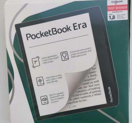 Новая 7" читалка PocketBook 700 Era Eink Carta чек