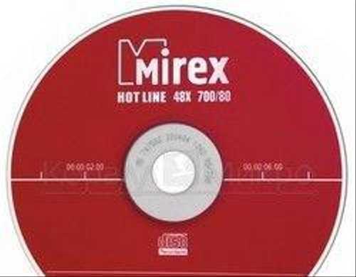 Диск CD-R 700Mb Mirex Hotline 48 speed (конверт)
