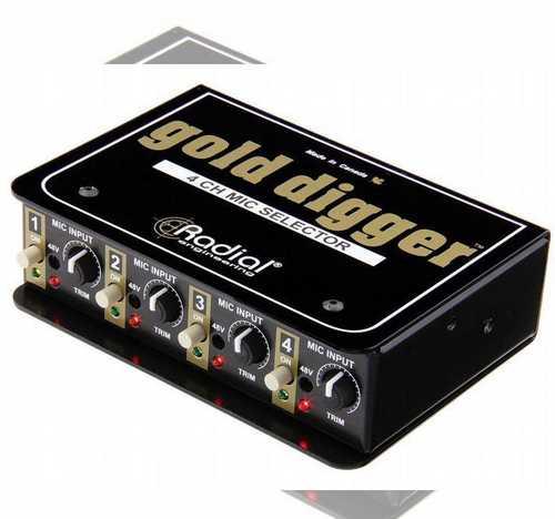 Микрофонный селектор Radial Gold Digger (MS4)