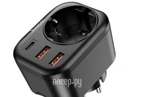 Сетевой фильтр Hoco NS3 1 Socket PD 20W 2xUS