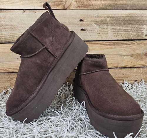 UGG Ultra Mini Platform New Chocolate оригинал