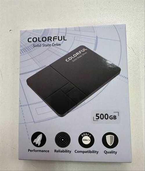 Новый SSD SATA Colorful SL500 500 Gb