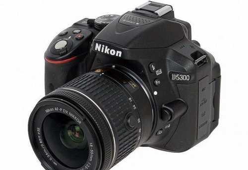 Зеркальный фотоаппарат nikon d5300 18-55 VR