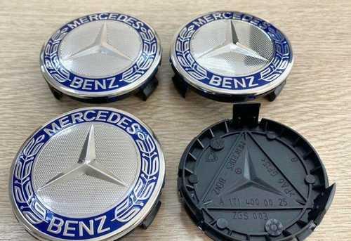 Колпачки Заглушки на диски оригинал Mercedes арт79