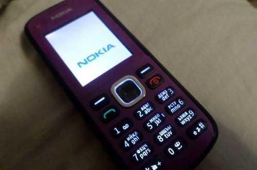 Nokia C1-02 розово-белый с новой акб