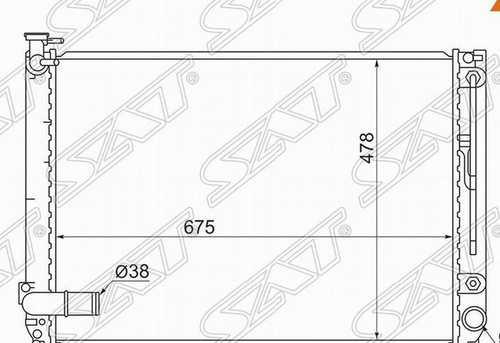 Радиатор охлаждения Лексус RX350 2GR V6 3.5 06-08