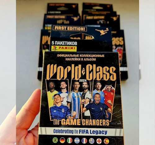 Наклейки panini world class 2024