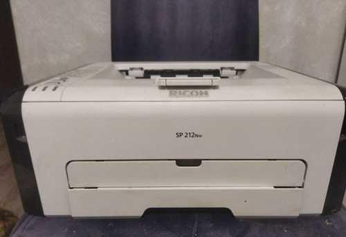 Принтер Ricoh SP 212 Nw