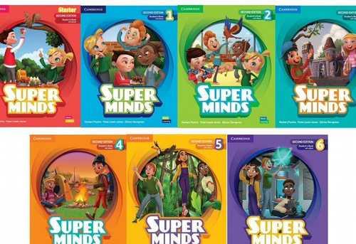 Super Minds Second Edition: Starter,1,2,3,4,5,6