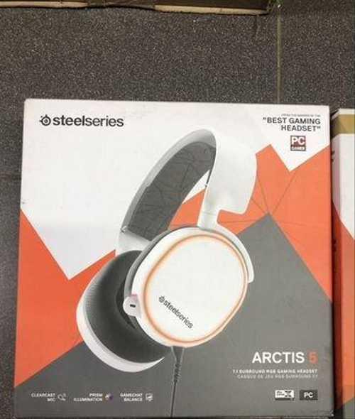 Наушники с микрофоном Steelseries Arctis 5 2019