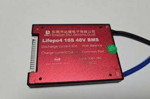 Плата контроля ET 16SBFe-30A8060C BMS lifepo4 16S