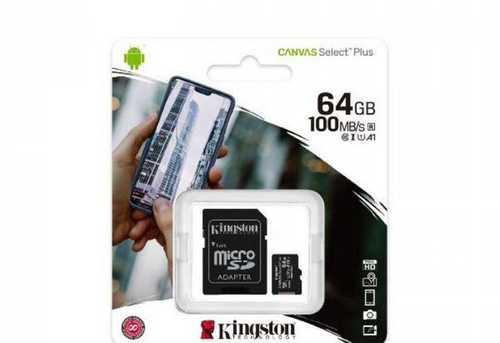 Карта памяти MicroSD Kingston sdcs2/64GB