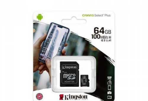 Карта памяти MicroSD Kingston sdcs2/64GB