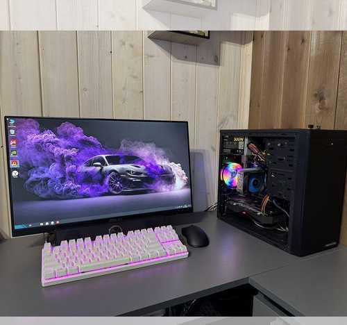 Игровой ПК, Core i5-7500, GeForce GTX 1050 Ti 4 ГБ, RAM 8 ГБ