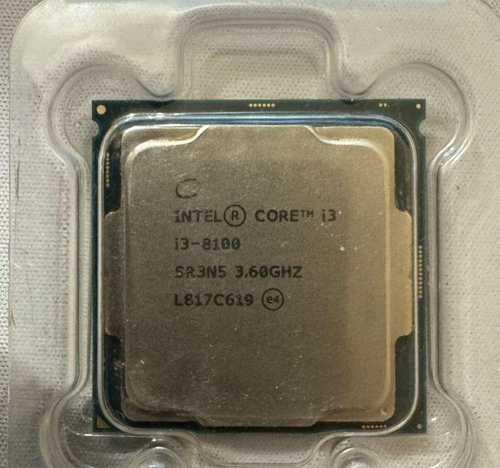 Процессор intel core i3 8100