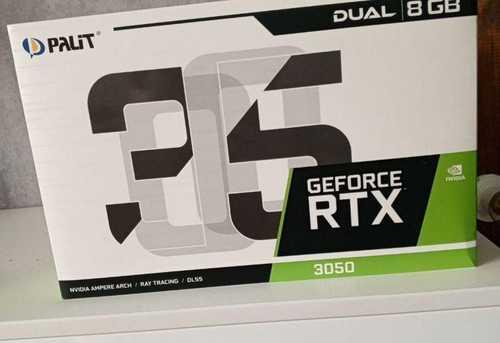 Видеокарта palit GeForce rtx 3050 dual 8gb