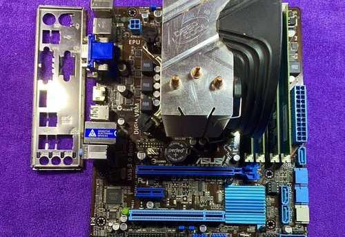 1155 microATX Asus B75 + i5 2500k + 16gb + кулер