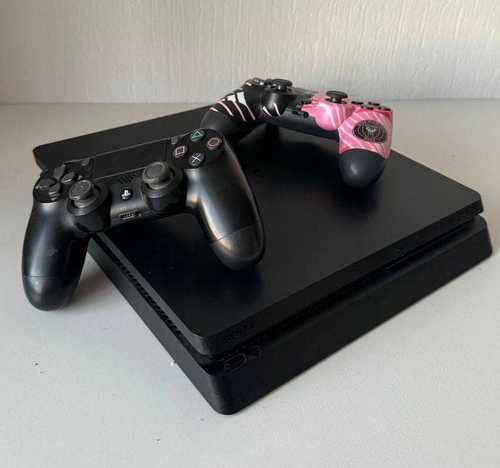 Sony playstation 4 slim 1tb 2 геймпада