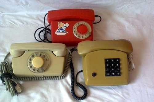 Телефонные аппараты Польша, Болгария, СССР стац