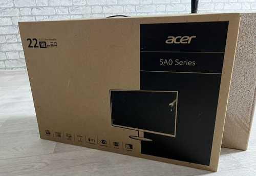 Новый монитор Acer 21,5" 1920x1080 IPS 75hz