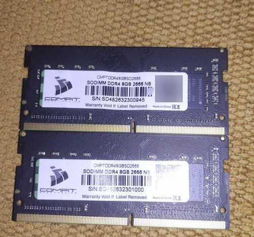 Оперативная память ddr4 16gb sodimm 2666