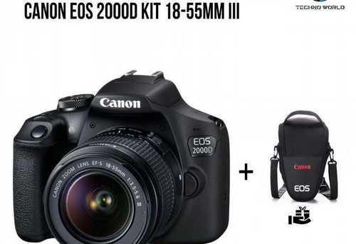 Canon Eos 2000D kit 18-55mm iii (Новый)