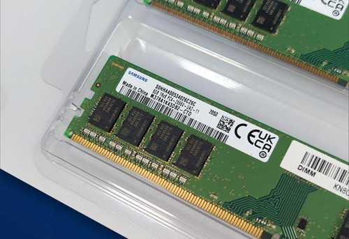 Samsung ddr4 16gb m378a1k43db2-ctd 2шт по 8гб