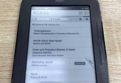 Электронная книга Barnes & Noble Nook Simple Touch