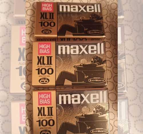 Аудиокассеты Maxell XL II 100 High Bias Новые