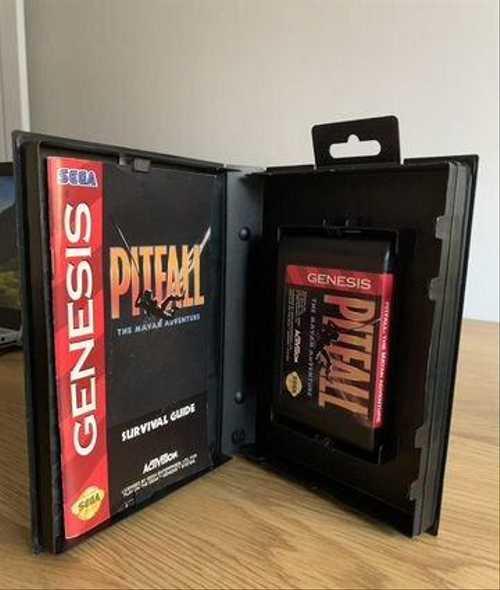 Pitfall Sega Genesis, оригинальный картридж