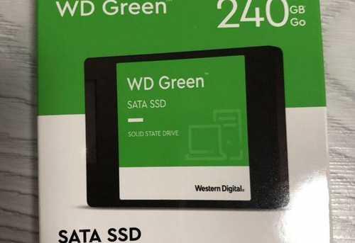 SSD wd green на 240гб