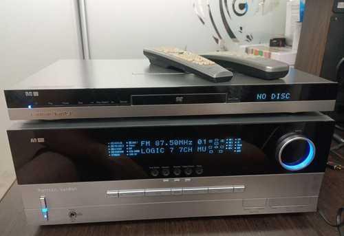 Av ресивер harman kardon AVR 240 и DVD harman 37