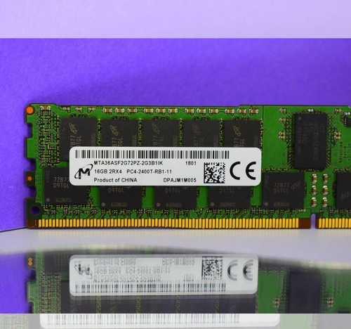 16GB DDR4 ECC REG micron 2400