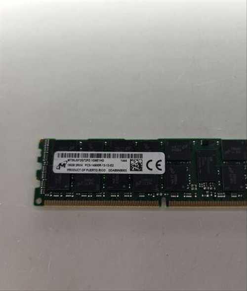 DDR3 Micron 1866Мгц 16gb ecc HP 712383-081