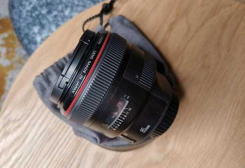 Объектив Canon EF 85mm 1.2 L II USM
