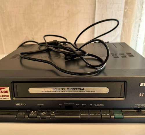 Видеокассетный VHS пишущий плеер Sharp VC-M132