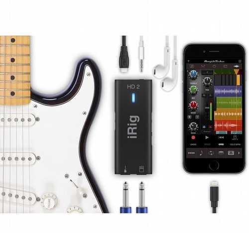 Новый IK Multimedia iRig HD 2 гитарный интерфейс