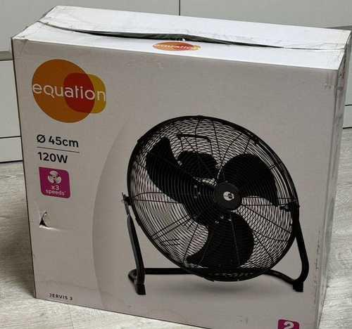 Новый вентилятор Equation TX-18F-1, 45 см, 120 Вт