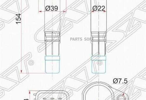 Катушка зажигания honda D15B/D17A 00/stream RN1/RN