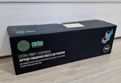Картридж Cactus Black 18XL для HP (CS-CF218XL-MPS)