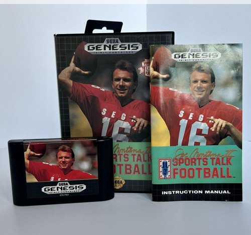 Joe Montana II Sports Talk Football Sega Genesis