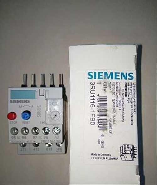 Siemens - реле перегрузки, контакторы