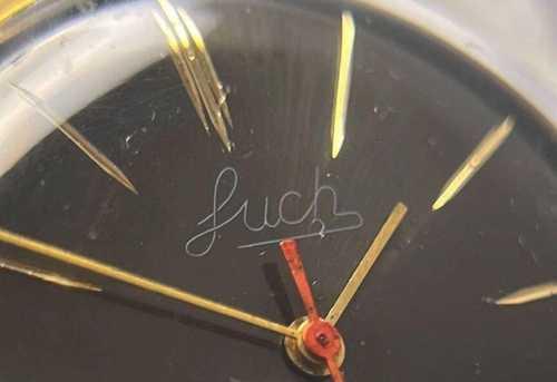 Редкие экспортные часы Луч 2209 Au10+ из СССР