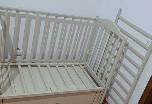 Кровать детская, матрас 120*60