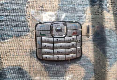 Клавиатура Nokia n70 silver