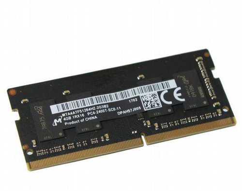 4Gb Micron mta4atf51264hz-2G3E2 DDR4 2400 SO-dimm