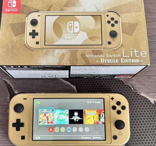 Nintendo switch lite hiryle edition прошитая